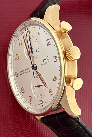 Mens Iwc Portuguese Chronograph Ref. 3714-002 For Sale