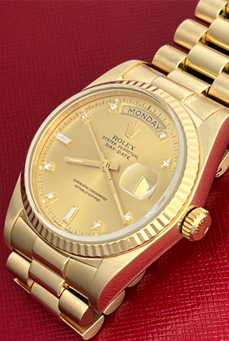 Mens Rolex President Day Date Model 18038 For Sale