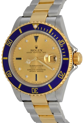 Mens Rolex Submariner Model 16613 For Sale