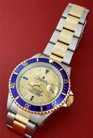 Mens Rolex Submariner Model 16613 For Sale
